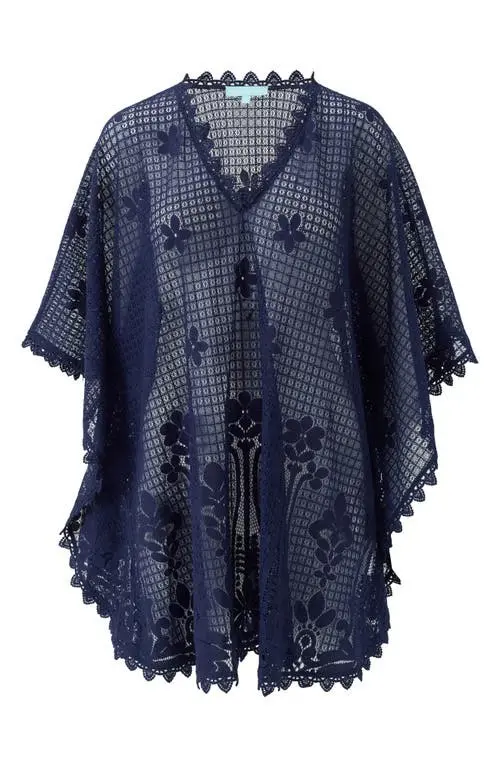 Melissa Odabash Josie Open Knit Cover-up Caftan