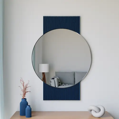 MODERNIZED POTTERY Sol Mirror - Navy Blue