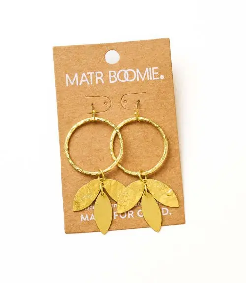 MATR BOOMIE Aamani Vine Hoop Earrings