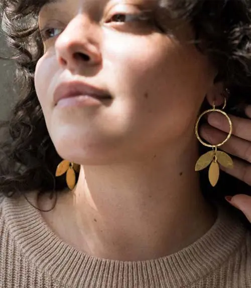 MATR BOOMIE Aamani Vine Hoop Earrings