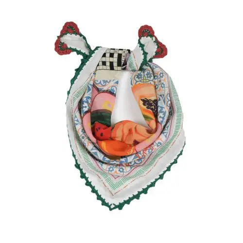 Vismaya Dolce Tavola Bandana - Light Olive