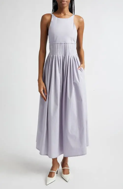 Giorgio Armani Iris Poplin Midi Dress
