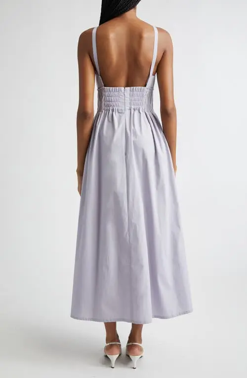 Giorgio Armani Iris Poplin Midi Dress