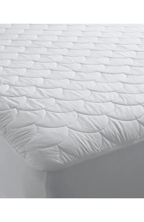 LANDS' END Waterproof Mattress Pad - White
