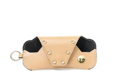EVA INNOCENTI Sunglasses Case - Camel