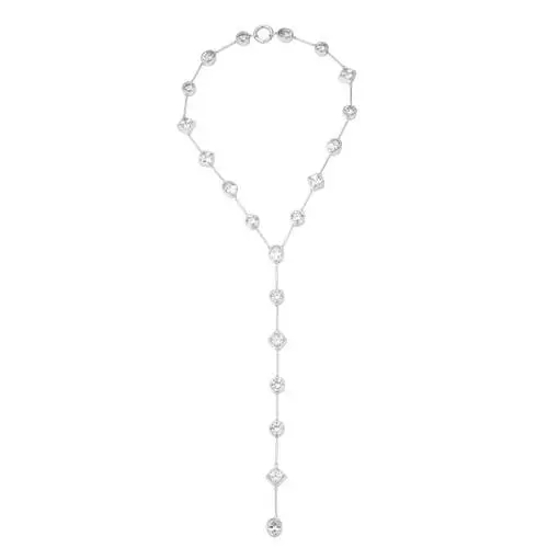 UNTAMED PETALS Tuscany Choker With Lariat - Silver