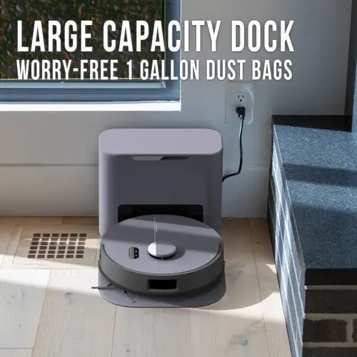 BOBSWEEP Dustin Combo Robot Vacuum & Dualspin Mop