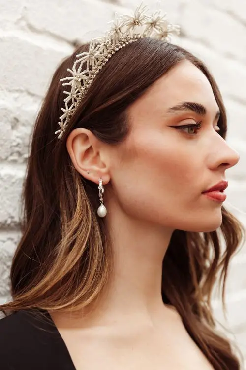 UNTAMED PETALS Braxton Hoop Earrings