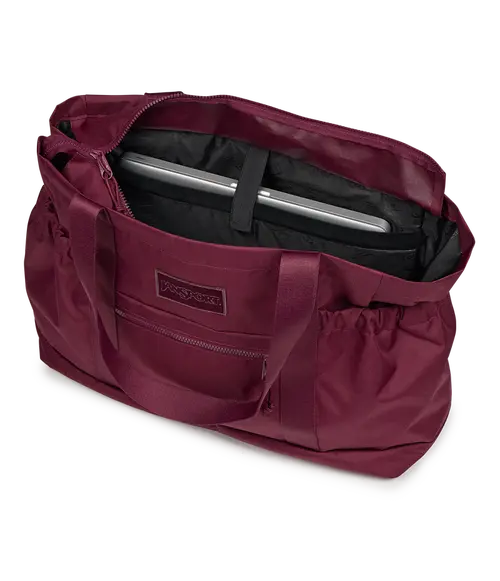 JANSPORT Large Tote Bag - Cherry Lacquer