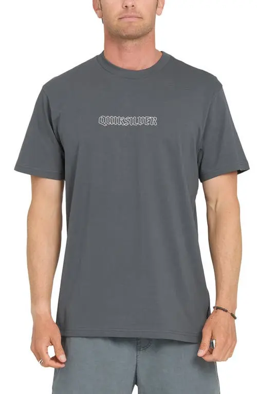 Quiksilver Serpents Short Sleeve Graphic T-shirt - Iron Gate