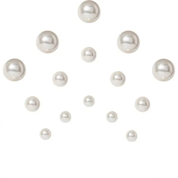 JENNIFER BEHR Paige Set Of 15 Imitation Hair Magnets - Pearl