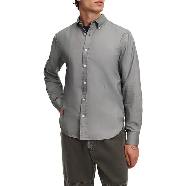 Rag & Bone Classic Fit Oxford Button-down Shirt - Army