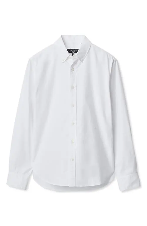 Rag & Bone Classic Fit Oxford Button-down Shirt - White