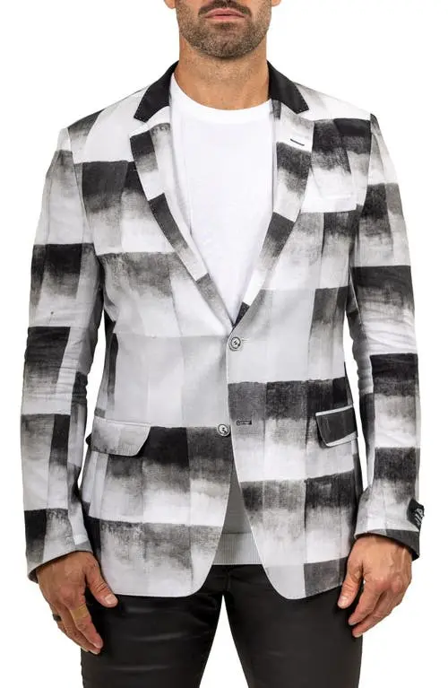 MACEOO Unconstructed Marthyr022 Patchwork Blazer