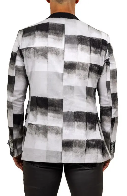 MACEOO Unconstructed Marthyr022 Patchwork Blazer