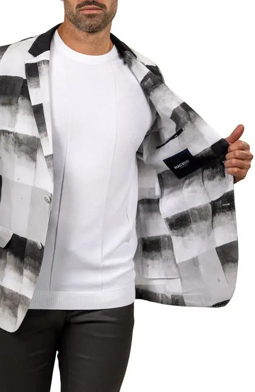 MACEOO Unconstructed Marthyr022 Patchwork Blazer