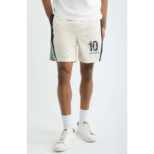 SANTO STUDIO Santo Shield Soccer Roma Mesh Shortstwitch Edition - Cream