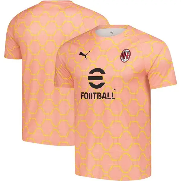PUMA Ac Milan 2025/26 Pre-match Drycell Training Jersey - Light Orange