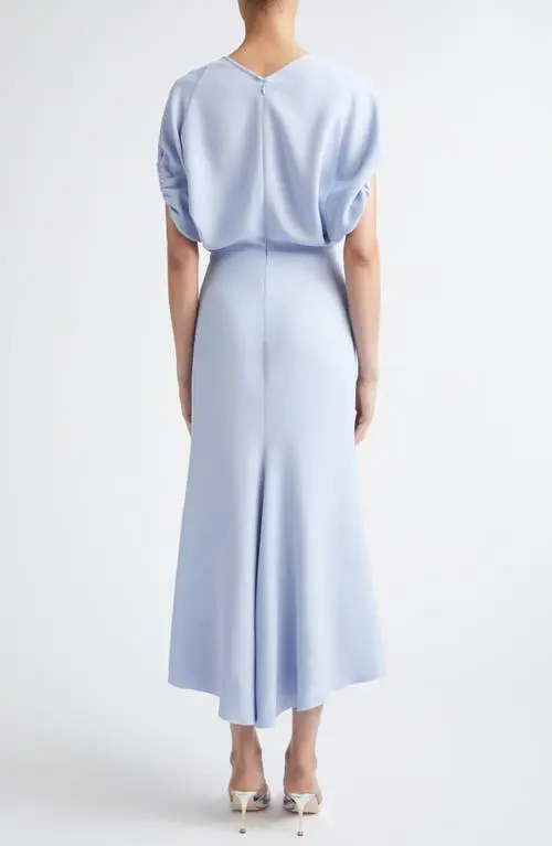 Victoria Beckham Edith Stretch Cady A-line Midi Dress