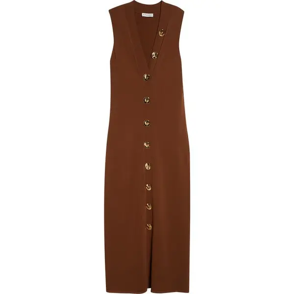 Altuzarra Axia Maxi Sweater Dress - 000258 Toffee
