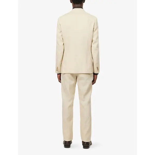 Paul Smith Single-breasted Linen Suit - Beige
