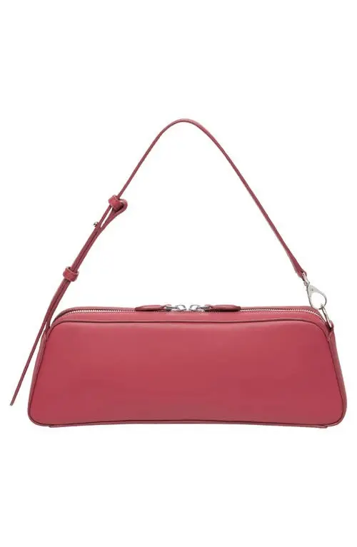 ORYANY Mini Canna Leather Shoulder Bag - Sun Red