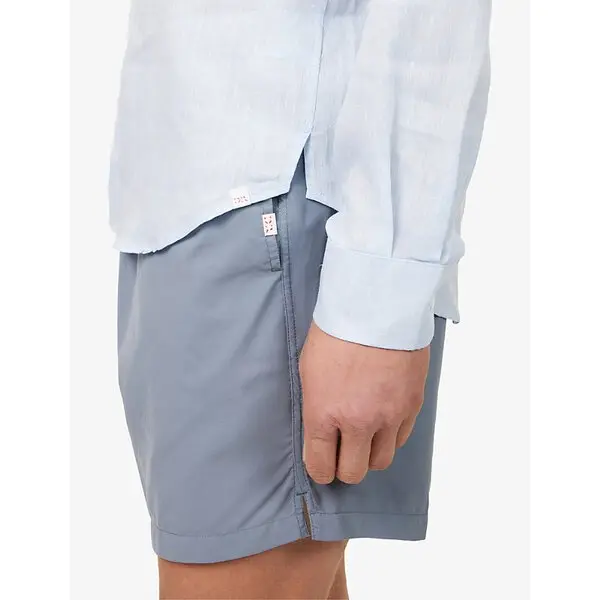 Derek Rose Monaco Long-sleeve Linen Shirt