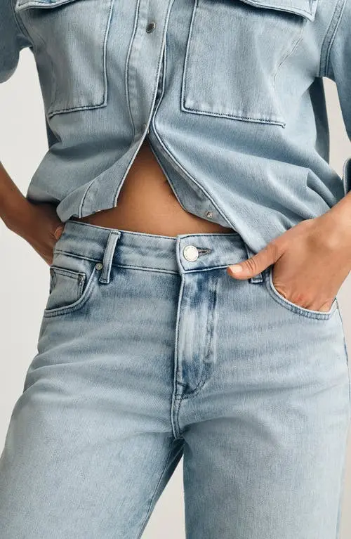 MAVI Sabrina Wide Leg Jeans - Light Move