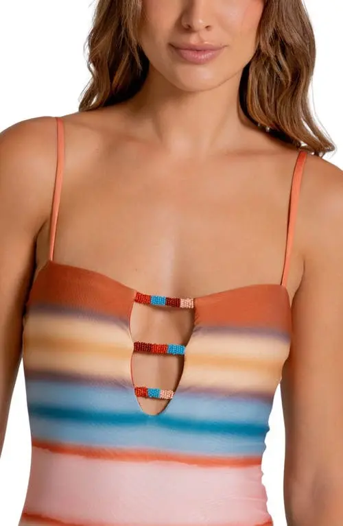 Cosita Linda Beaded One-piece Swimsuit
