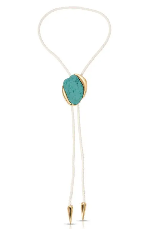 Ettika Drift Bolo Necklace - Turquoise
