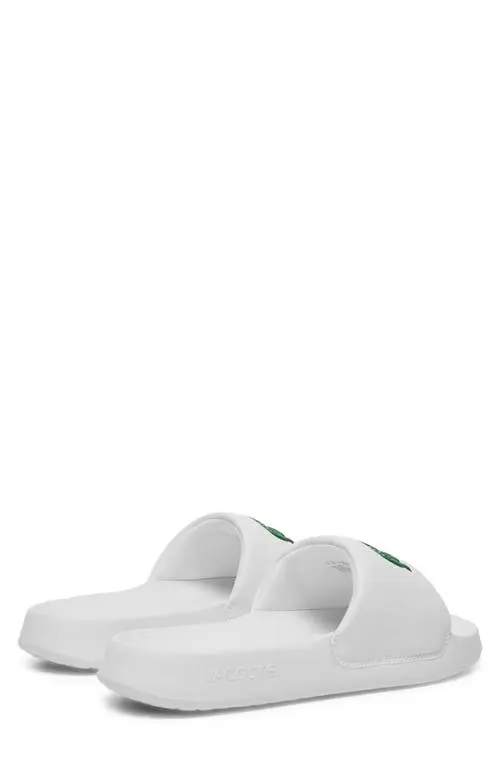 Lacoste Serve Slide Sandal - White/green
