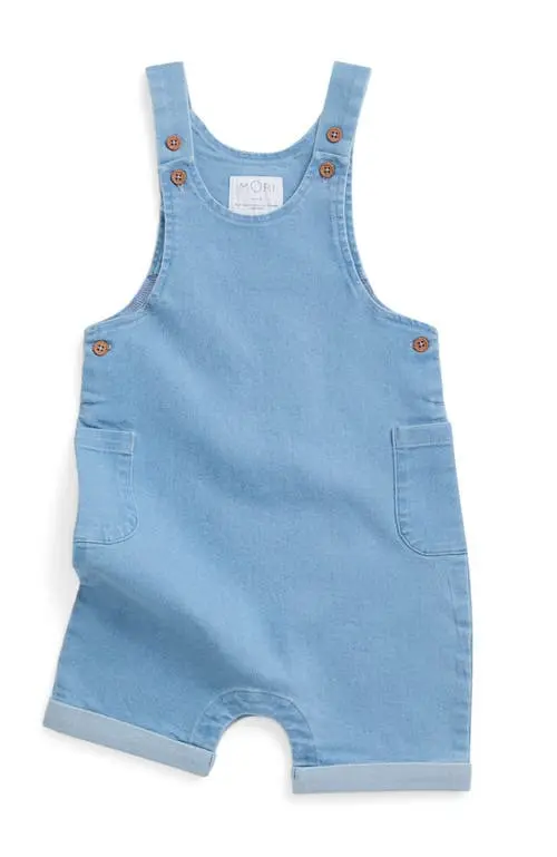 MORI Denim Dungarees - Denim Blue