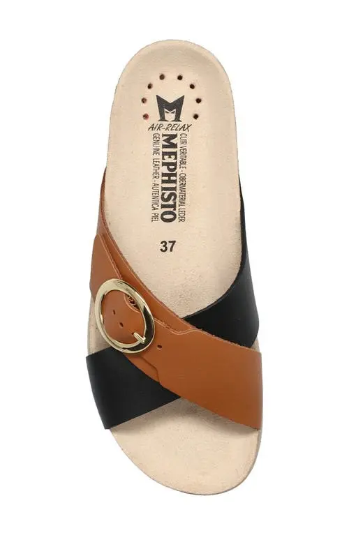 Mephisto Hirina Slide Sandal - Black