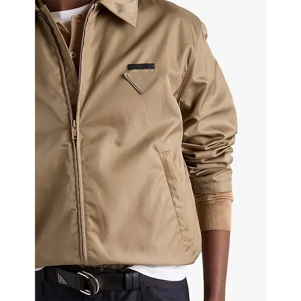 Prada Re-nylon Blouson Zipped Shell Jacket