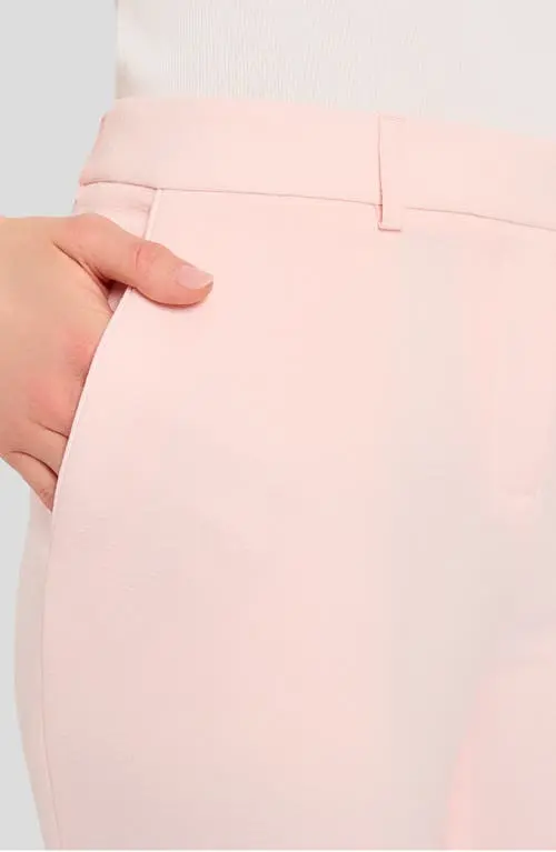 TAHARI ASL Classic Tapered Trousers - Tea Rose