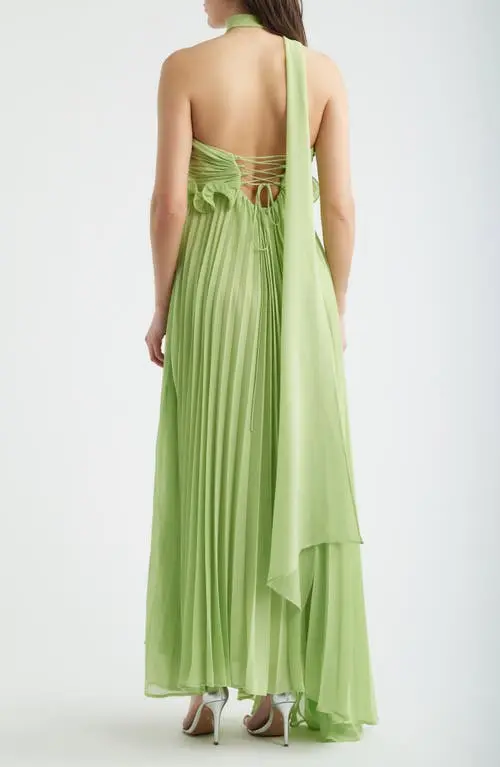 DELFI COLLECTIVE Diana Strapless Chiffon Gown