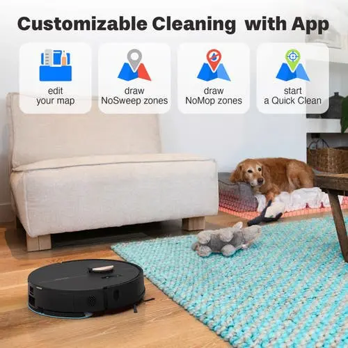 BOBSWEEP Dustin Plus Auto-empty Robot Vacuum & Mop