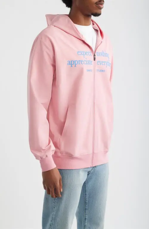 SANTO STUDIO Tempo Appreciate Tech Hooded Zip Jacket Jett Lawrence Edition - Pink