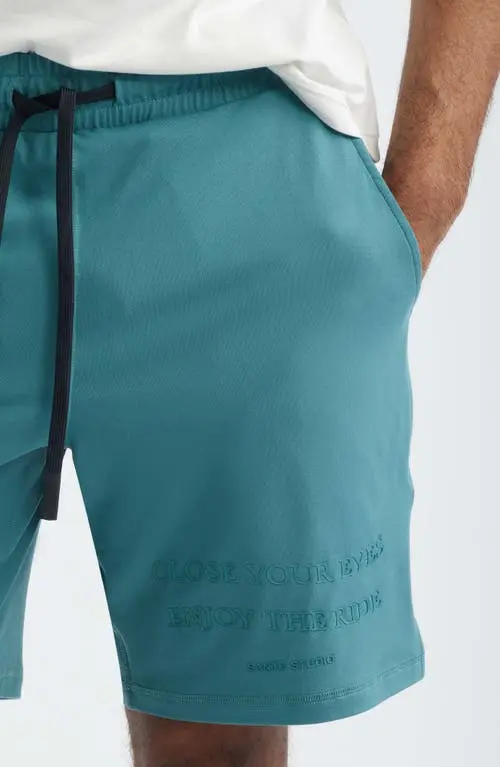 SANTO STUDIO Tempo Enjoy Comfort Fleece Drawstring Shorts Ryan Sheckler Edition