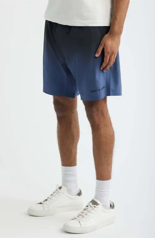 SANTO STUDIO Tempo Faded Tech Drawstring Shorts Arman Tsarukyan Edition - Black Fade