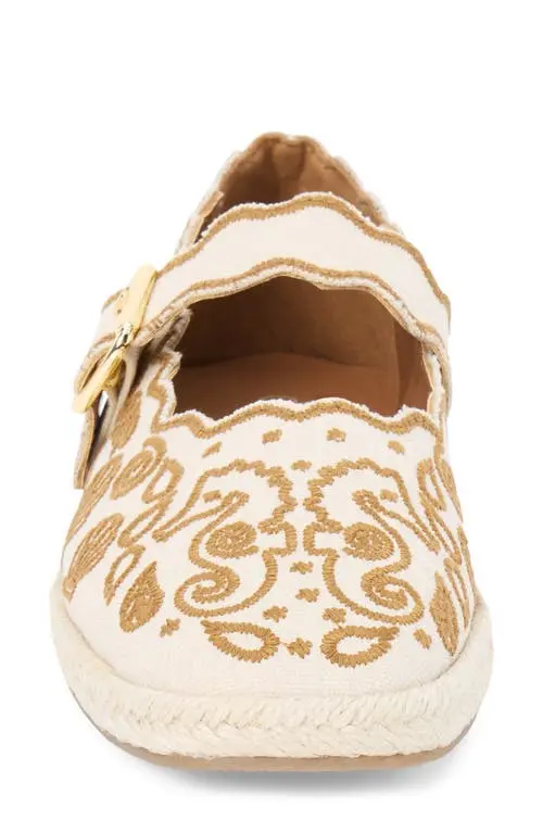 Matisse Ariana Espadrille Mary Jane Flat - Tan