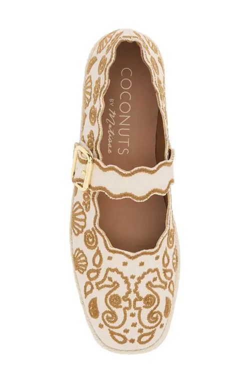 Matisse Ariana Espadrille Mary Jane Flat - Tan