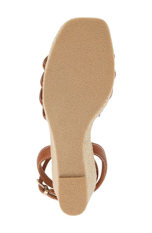 Matisse Sunnie Espadrille Platform Wedge Sandal - Cognac