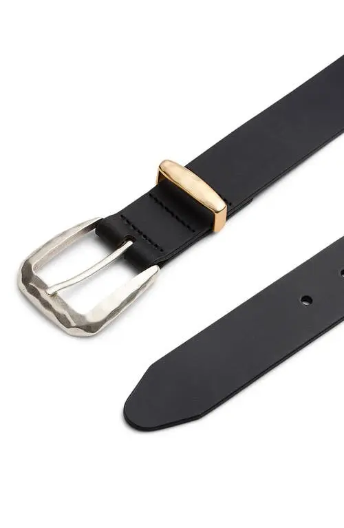 Rag & Bone Winona Leather Belt - Black