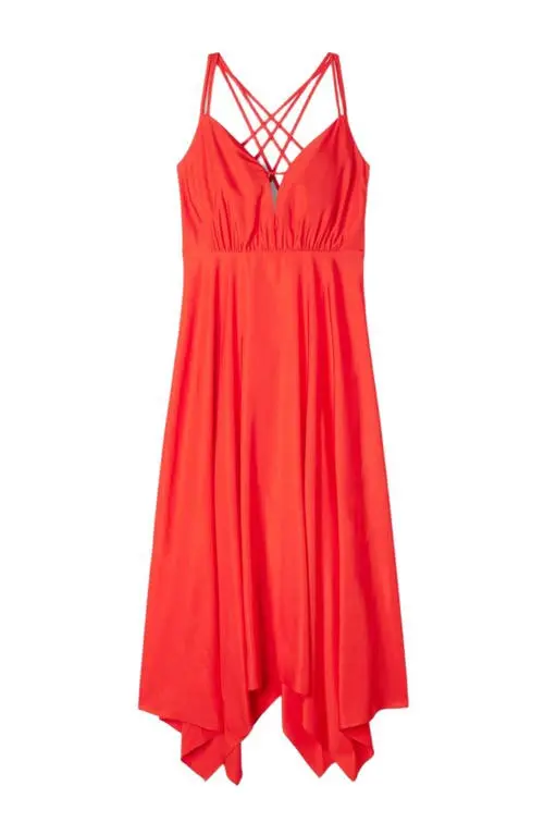 Sandro Asymmetric Maxi Dress