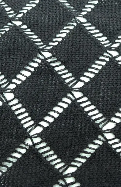 Portolano Cashmere And Silk Loop Scarf - Black