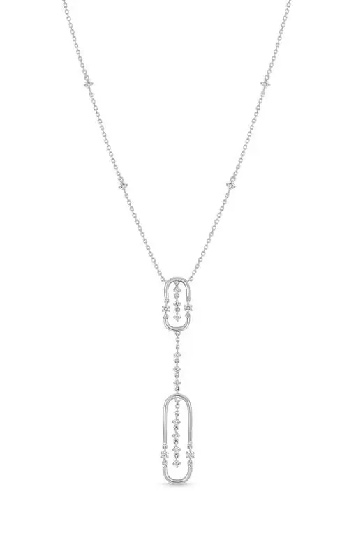 Bony Levy 18k Gold Liora Diamond Y-necklace - 18k White Gold
