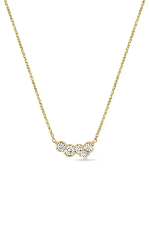 Bony Levy 18k Gold Monaco Diamond Bezel Pendant Necklace - 18k Yellow Gold/diamond