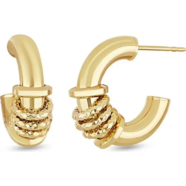 Bony Levy 14k Gold Hoop Earrings - 14k Yellow Gold