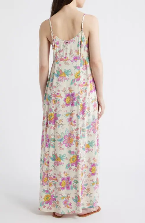 Rip Curl Half Moon Print Maxi Dress